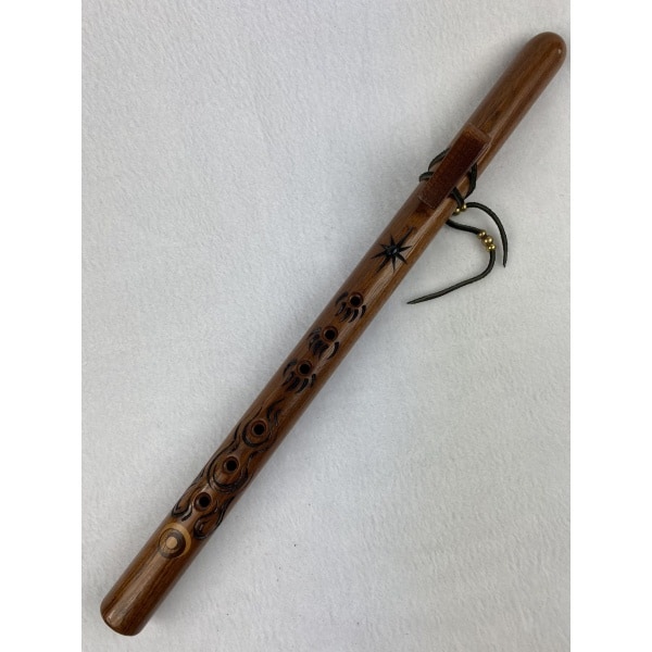 18” Traditional Style Hardwood Flute - Pretty Echo Spirit Flutes